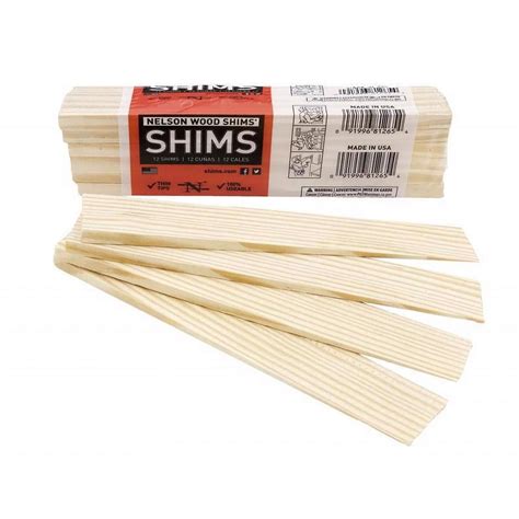Nelson 8 In Wooden Shims Pack Of 36 For Leveling Door And Window