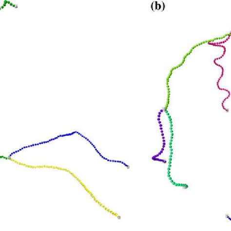 Result Of Automatic Bifurcation Detection In Which Different Colors Download Scientific Diagram