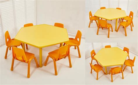 Fireproof Board Hexagonal Tablefireproof Board Hexagonal Table