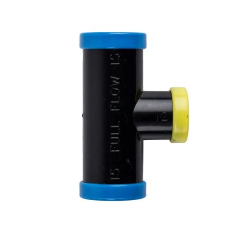 Full Flow Reducing Tee 15mm X 10mm Pro Irrigation