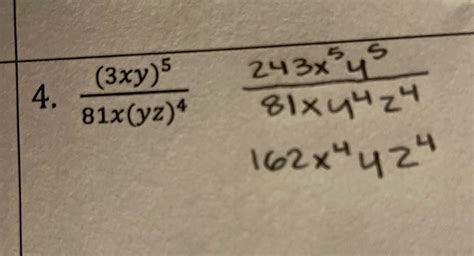 [solved] Algerbra Question 4 Is This Correct The Directions Were To Course Hero