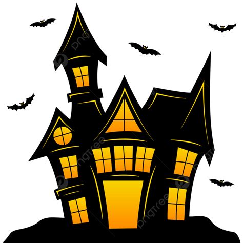 Haunted House Clipart Haunted House Halloween Clipart High Quality