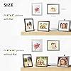 Happyhapi 8x10 Picture Frames 4 Wood Color Photo Frames