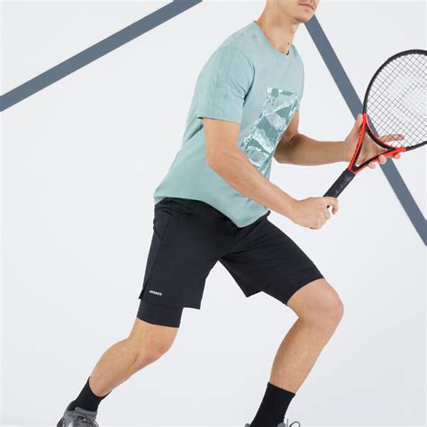 Short De Tennis Homme Artengo Thermic Noir Artengo Decathlon