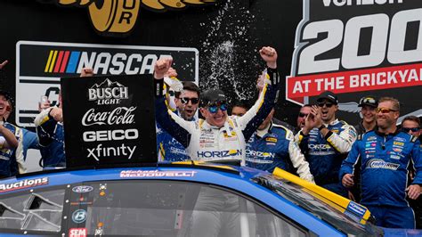Mcdowell Dominates Brickyard 200 For 2nd Nascar Crown Jewel Victory