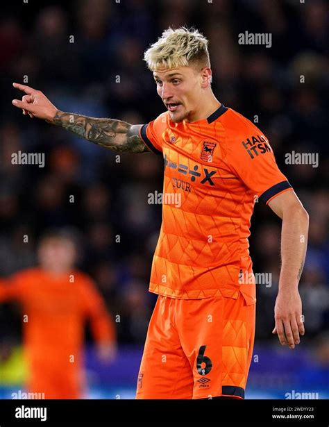 Ipswich Towns Luke Woolfenden During The Sky Bet Championship Match At
