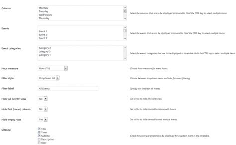 Download Wordpress Timetable And Event Schedule Plugin For Free Motopress