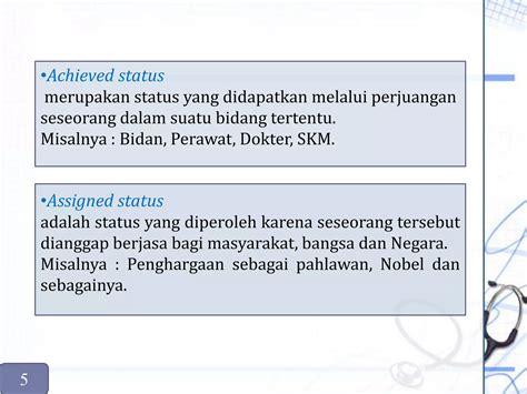 Ppt Peran Dan Status Sosial Pptx