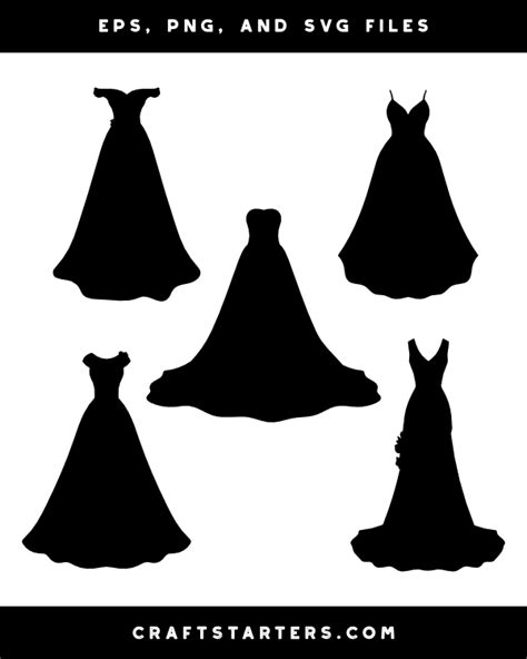 Prom Dress Silhouette Clip Art