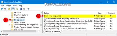 Enable Or Disable Storage Sense In Windows Tutorials