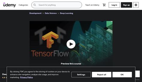 Deep Learning Masterclass With Tensorflow 2 Over 20 Projects From Udemy