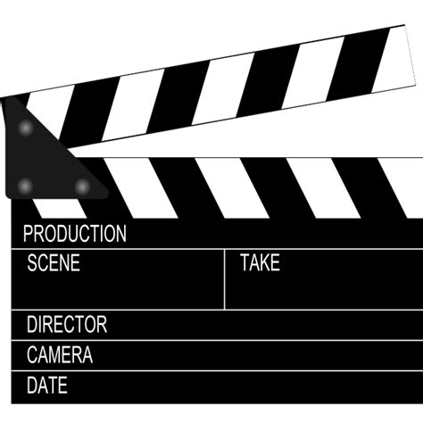 Movie Clapperboard Free Svg