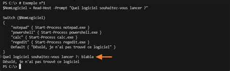 Powershell Et Les Structures Conditionnelles Switch