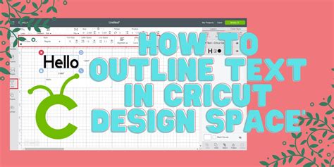 How To Outline Text In Cricut Design Space