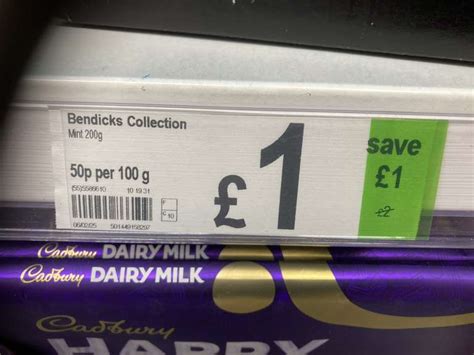Grab Bendicks Mint Collection 200g For £100 At Asda Cribbs Causeway