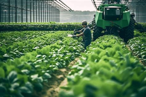 Premium Ai Image Leveraging Ai And 5g To Advance Agriculture Generative Ai