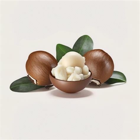 Premium Photo There Are Nuts And Leaves In A Bowl On A White