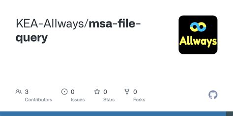 GitHub KEA Allways Msa File Query