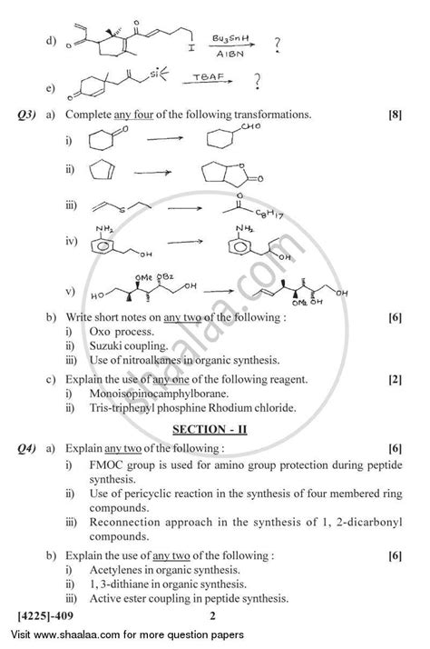 Synthetic Methods In Organic Chemistry 2012 2013 Msc Organic Chemistry