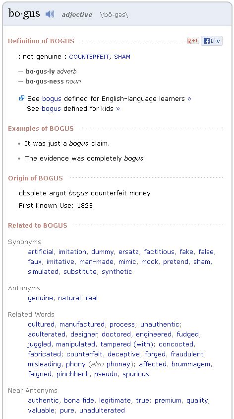 Charles Johnsons New Definition Of Bogus Is Bogus Update Rs Mccain