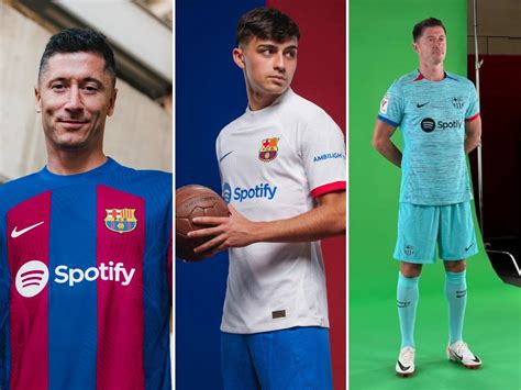 Barcelona 2023 24 Home Away And Third Kits Football Today