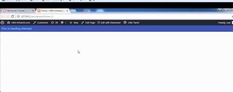 elementor full width tutorial how to create full width page or header