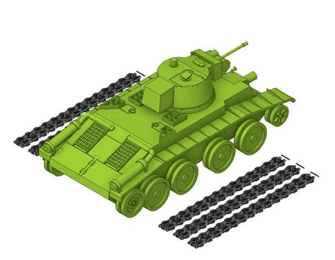 Scaled Model Of 10tp Tank By Shawm Makerworld