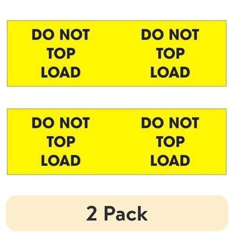 2 Pack Tape Logic Labeldo Not Top Load3x10 Dl1226