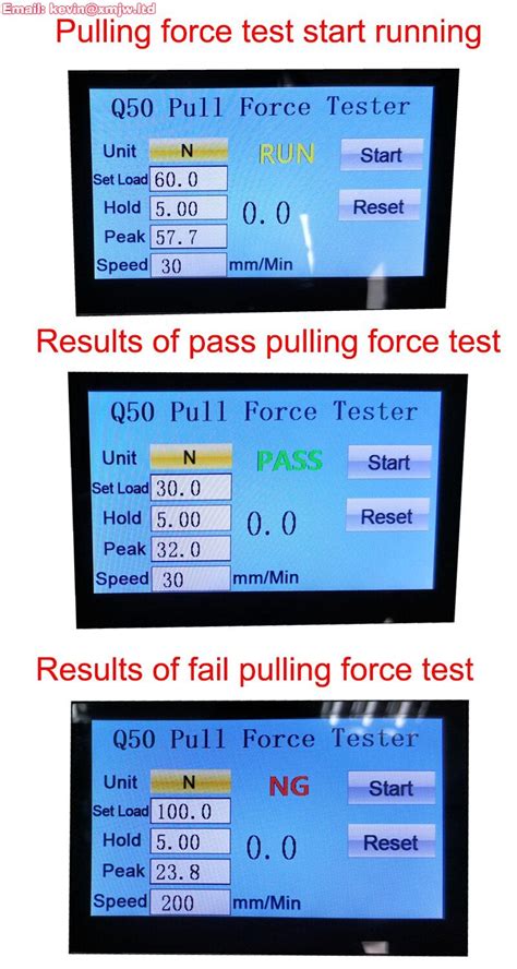 Automatic Terminal Pull Out Pull Off Force Tester Wire Harness Tensile