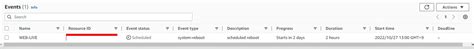 Reschedule The System Reboot Maintenance Event AWS Re Post