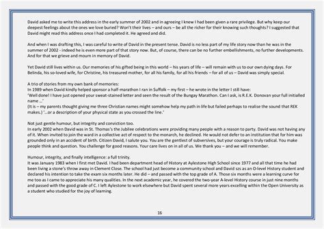 In Loving Memory Of David Siggers Ebo Tester Page 16 Flip Pdf