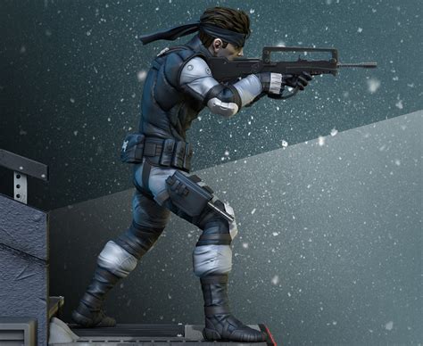 Solid Snake Mgs Fan Art Zbrushcentral