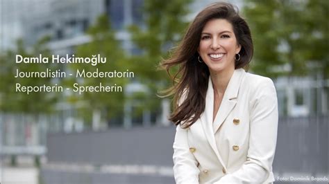 Damla Hekimoğlu Journalistin Reporterin Moderatorin Sprecherin