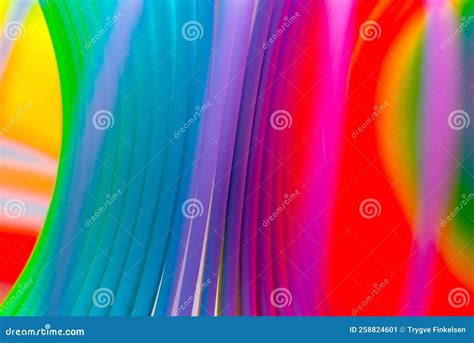Details Of A Rainbow Coloured Plastic Toy Editorial Photo Image Of