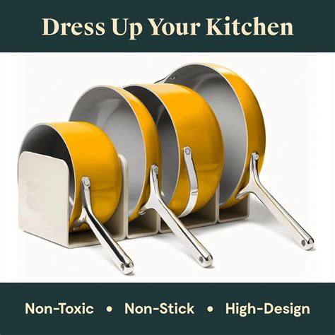 Nonstick Ceramic Coating Cookware Set 8 Piece Pots Carawayhome