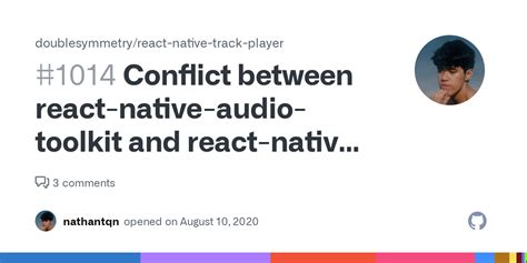 Conflict Between React Native Audio Toolkit And React Native Track