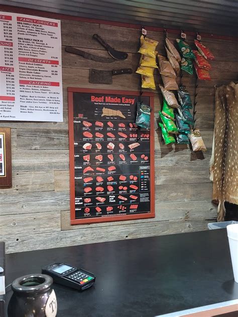 Menu At Ajs Meat Market And Smokehouse Restaurant Dickinson