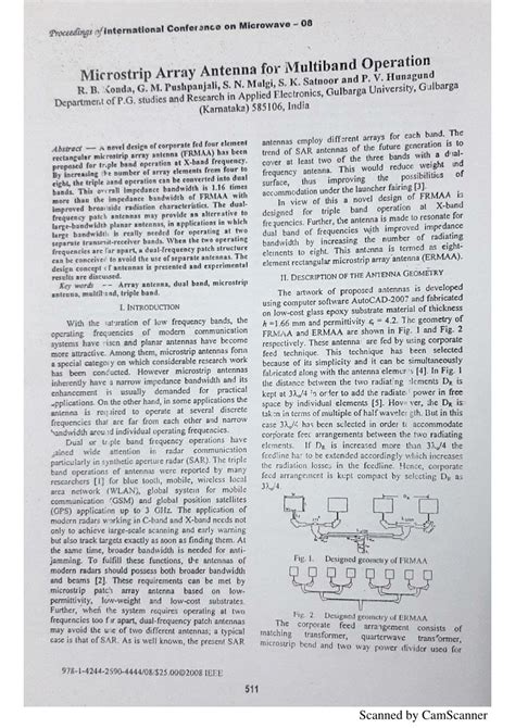 Pdf Microstrip Array Antennas For Wideband And Multiband Operation