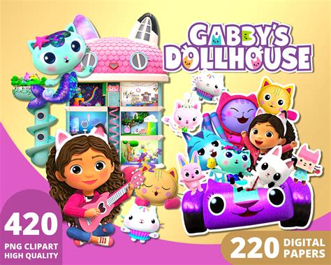 Gabby Dollhouse Clipart Png