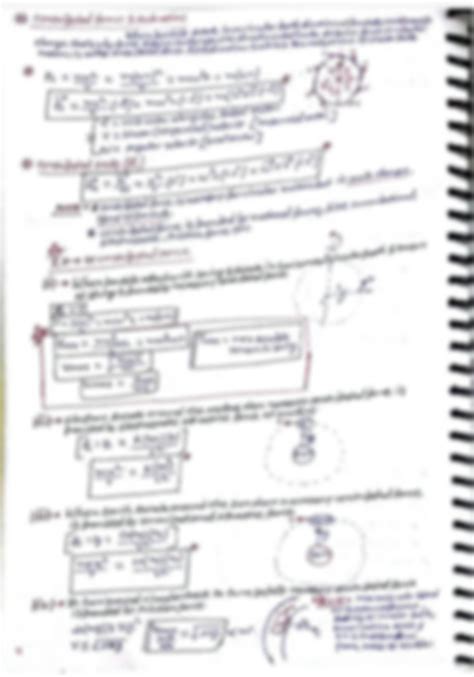 SOLUTION Circular Motion Handwritten Notes Studypool