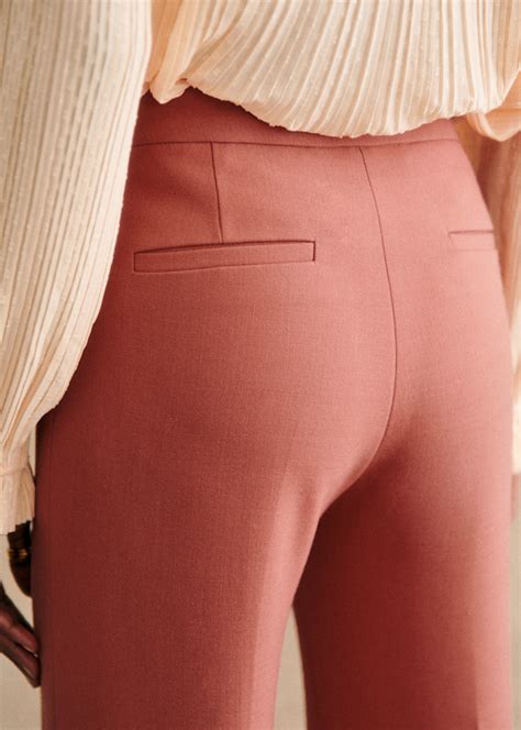 Dan Trousers Check Wool Sézane
