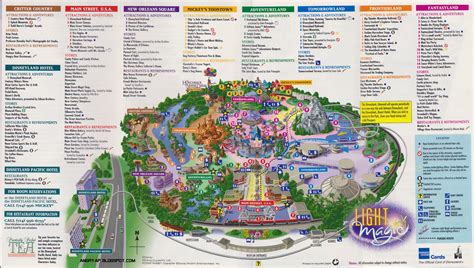 Printable Disneyland Park Map Printables Templates Free