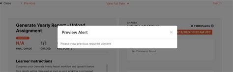 Unable To Complete The Generate Yearly Report Assignment In The Rpa Developer Advanced Path