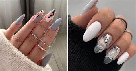 Be A Model 30 Grey Nail Ideas Too Chic To Pass