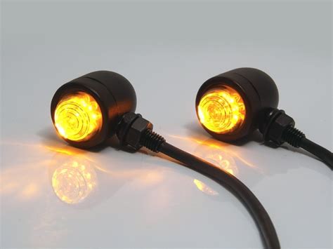 Black L E D Custom Indicators Cooperb Motorcycles
