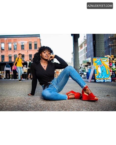 Celia Rose Gooding Feet Aznudefeet