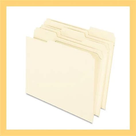 Oxfordpendaflex Manila File Folders 13 Cut Tabs Letter Size Custo