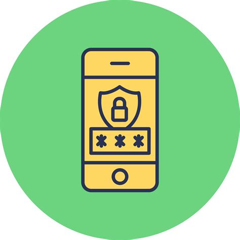 Mobile Security Vector Icon 19965773 Vector Art At Vecteezy