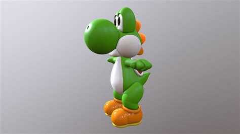Yoshi 3d Model By Emjen17 [5969ca7] Sketchfab