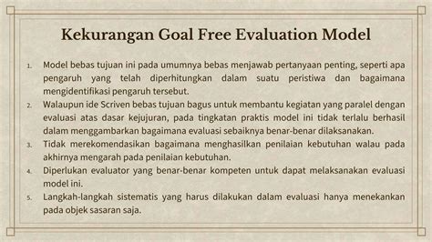 Goal Free Evaluation And Goal Oriented Evaluation Pptx